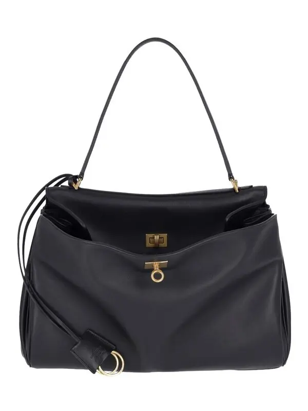 Balenciaga Medium Rodeo Handbag - Black