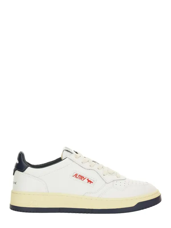 AUTRY X MAISON KITSUNE Medalist Low Sneakers - White