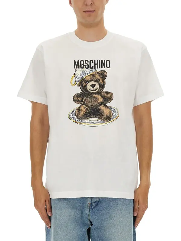 Moschino T-shirt With Print - White