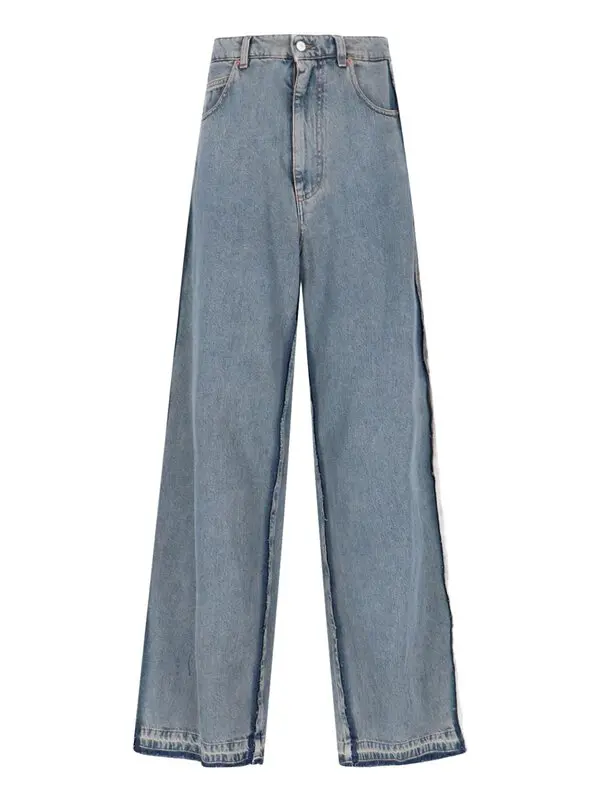 SUNFLOWER Wide Leg Denim Jeans - Gray