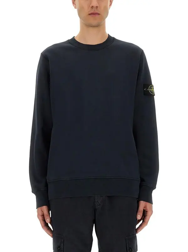 Stone Island Regular Fit Sweatshirt - Blue