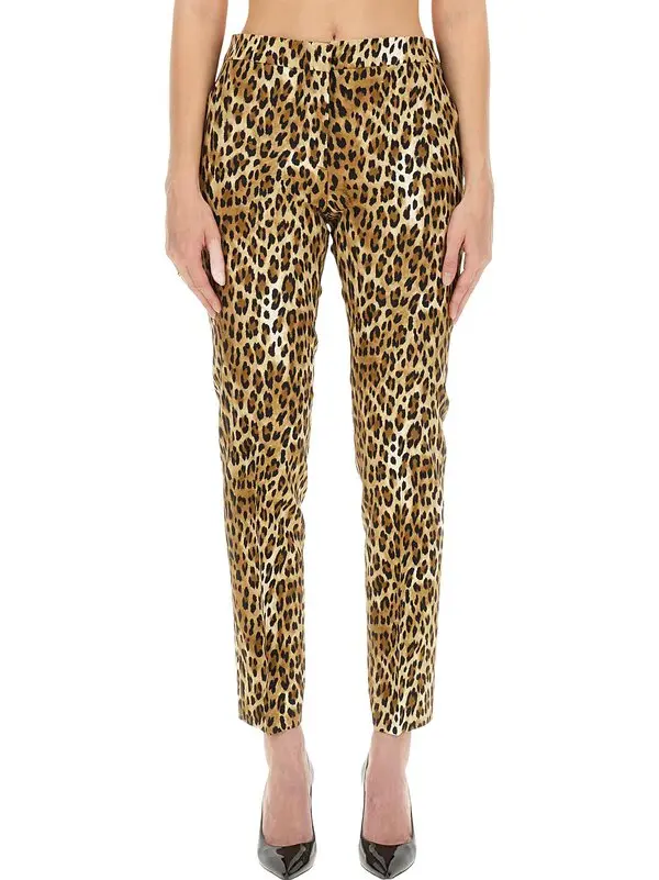 Moschino Animal Print Pants - Animalier