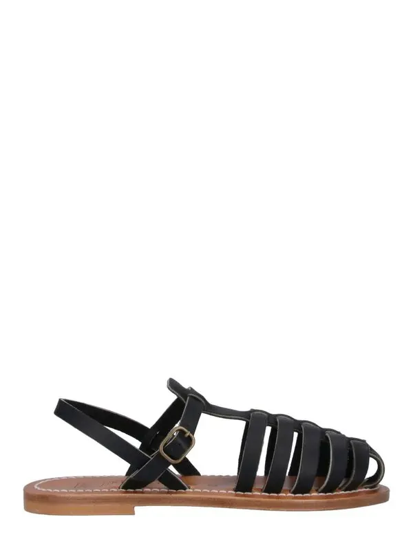 K.JACQUES Adrien Slingback Sandals - Black