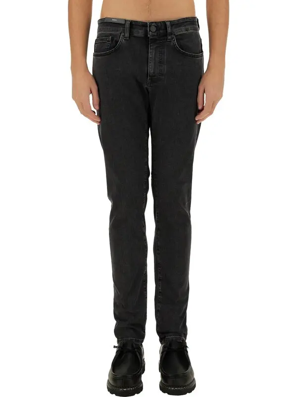 PT TORINO Slim Fit Denim Pants - Black