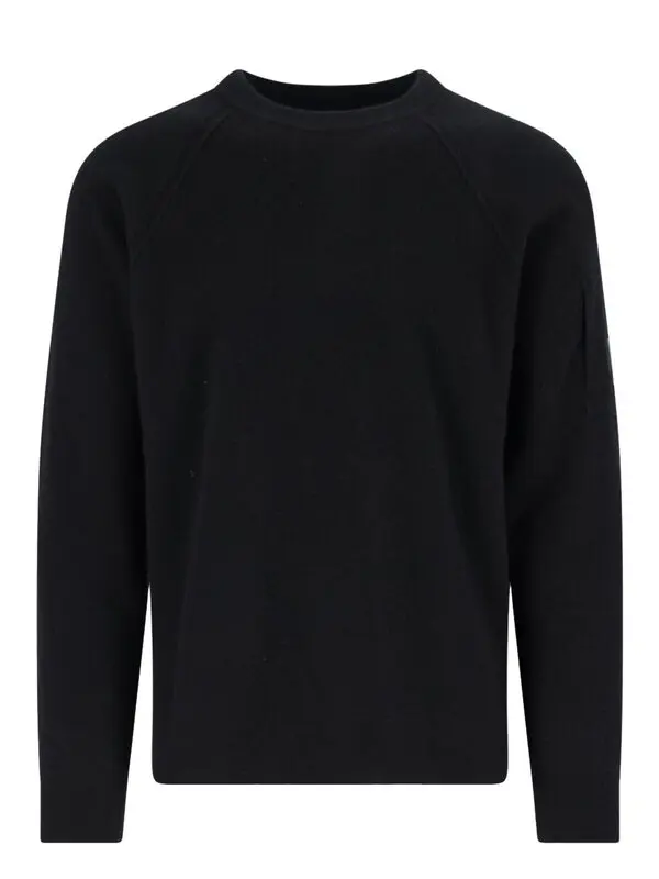 C.P. COMPANY Logo Sweater - Black