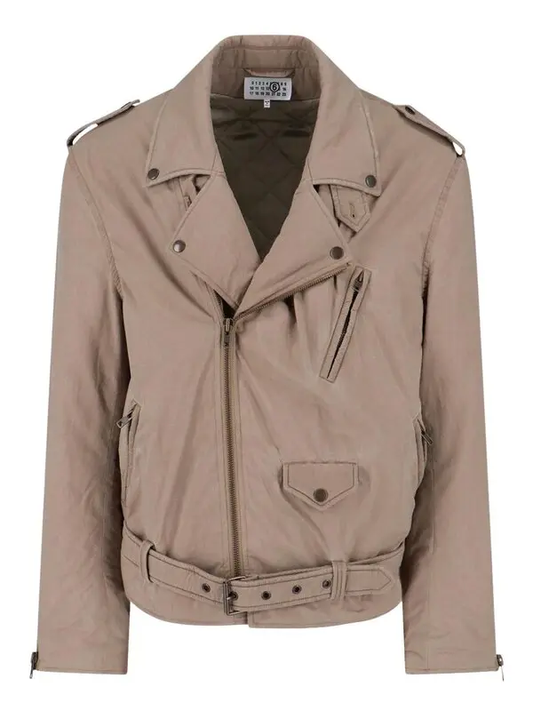 Dsquared2 Biker Jacket - Beige