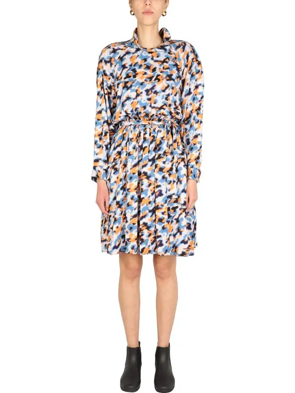 Kenzo Blurred Flowers Dress - Multicolour