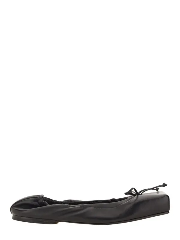 Jacquemus Square-toe Ballerinas - Black
