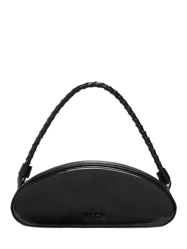 MSGM Leather Handbag - Black