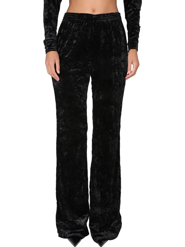 Saint Laurent Wide Leg Trousers - Black