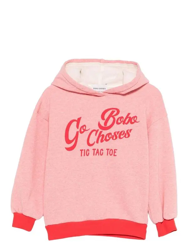 BOBO CHOSES Tic Tac Toe Logo Shirt - Red