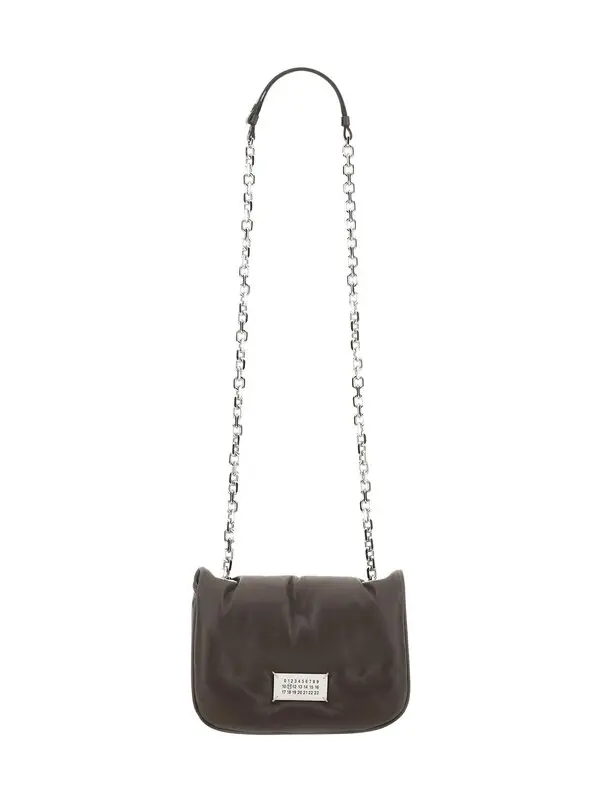 MAISON MARGIELA Glam Slam Flap Bag Small - Brown