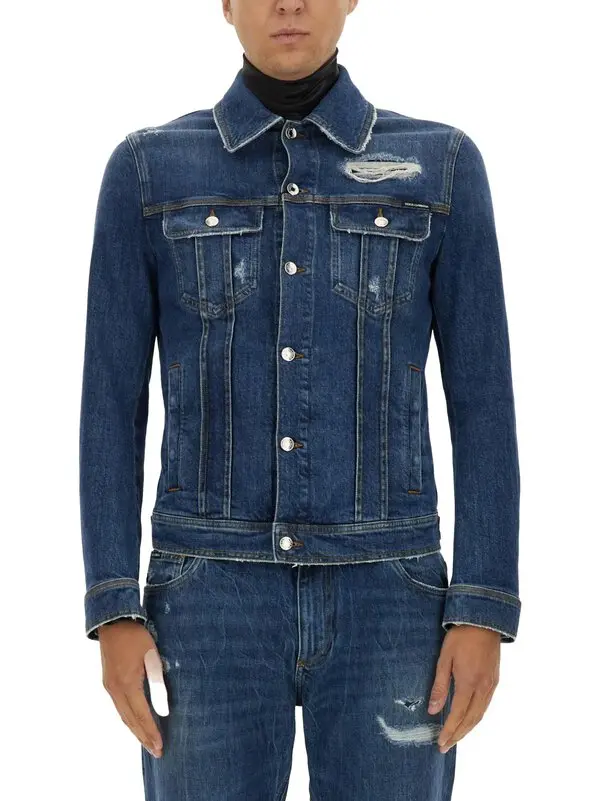Dolce & Gabbana Stretch Jacket - Denim