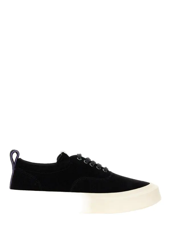 Eytys Mother Ii Suede Sneakers - Black