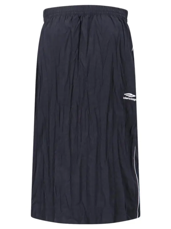 Off-White Logo Midi Dress - Black
