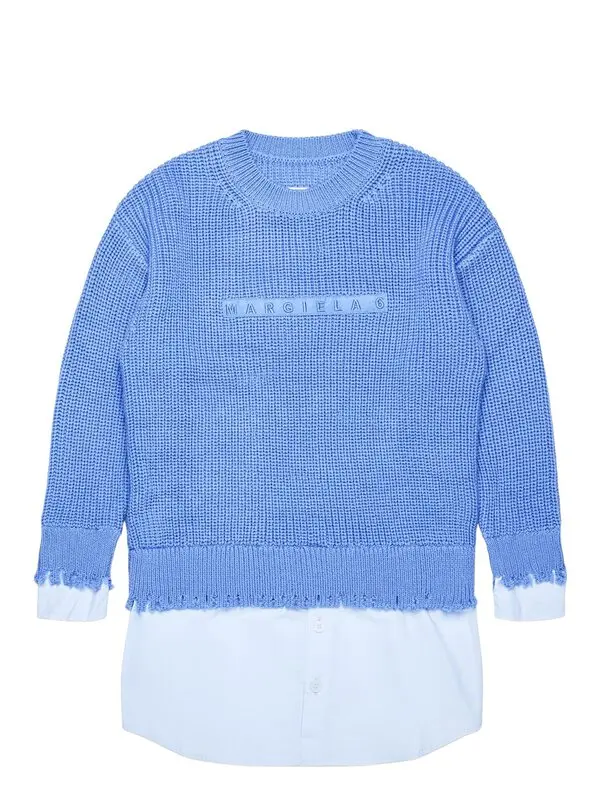 MAISON MARGIELA Knit Top - Blue