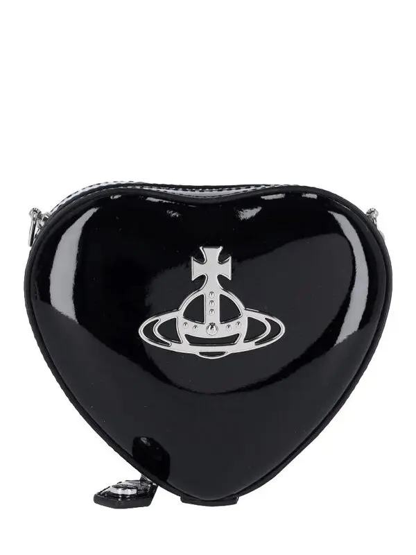 VIVIENNE WESTWOOD Louise Heart Mini Bag - Black
