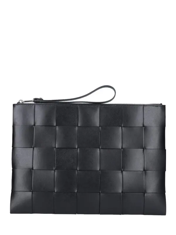 Bottega Veneta Intrecciato Pouch - Black