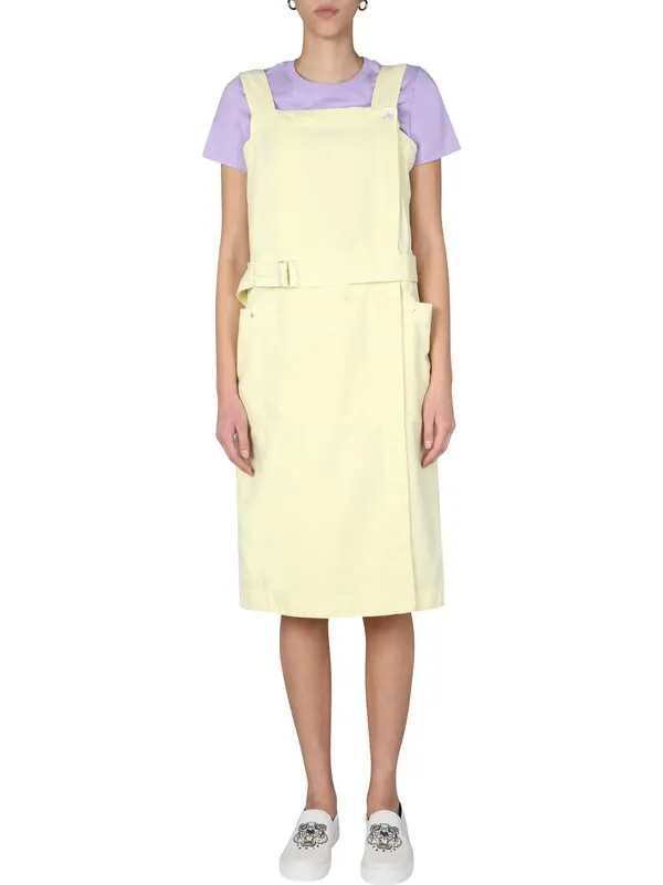 Kenzo Denim Midi Dress - Yellow