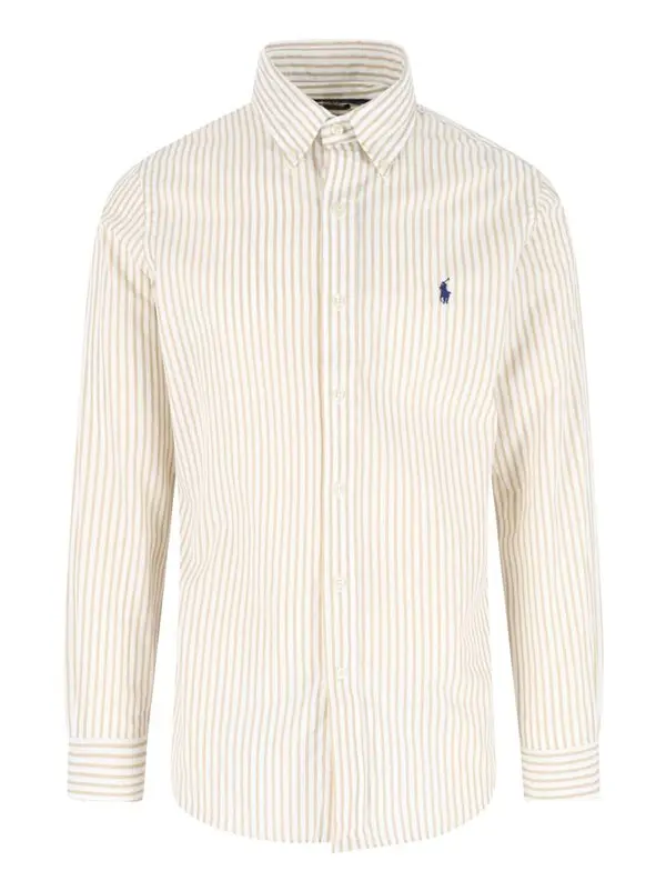 Seafarer Striped Shirt - Beige