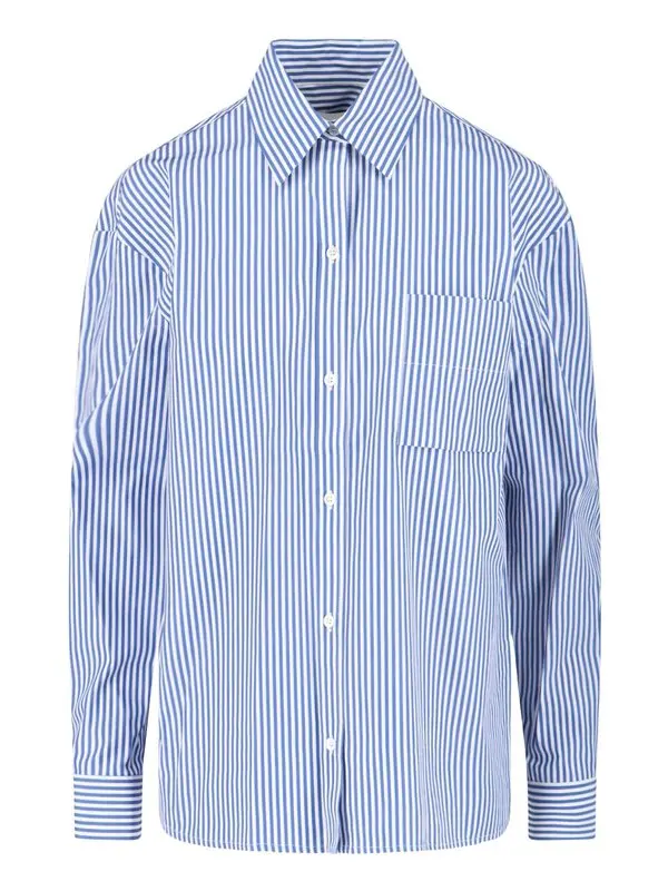 RÓHE Striped Shirt - Blue
