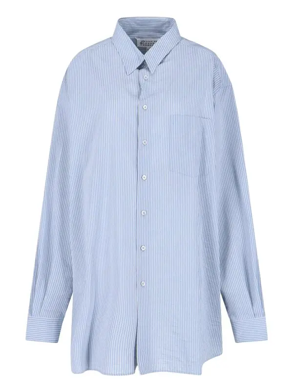 Seafarer Striped Shirt - Light Blue