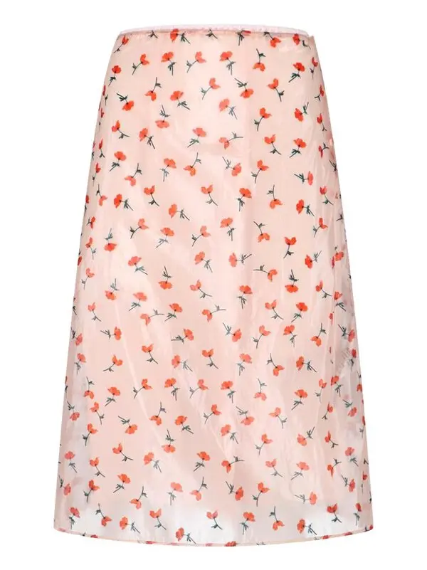 JIL SANDER Midi Skirt - Pink