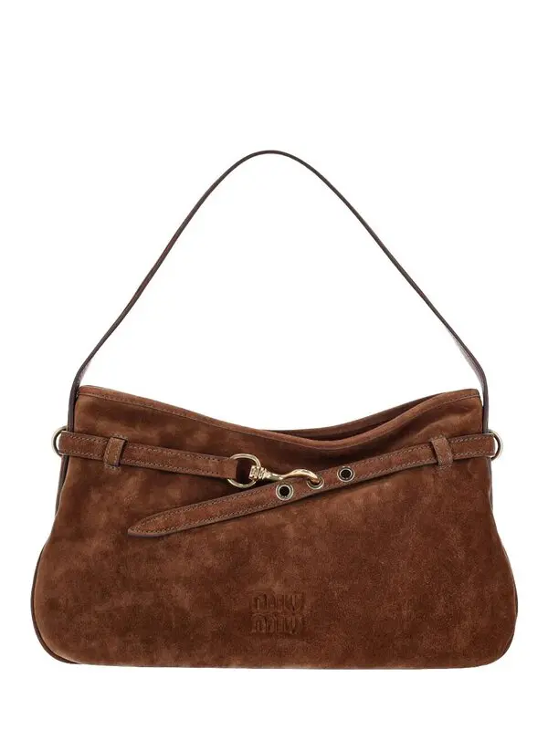 Miu Miu Aventure Medium Shoulder Bag - Brown