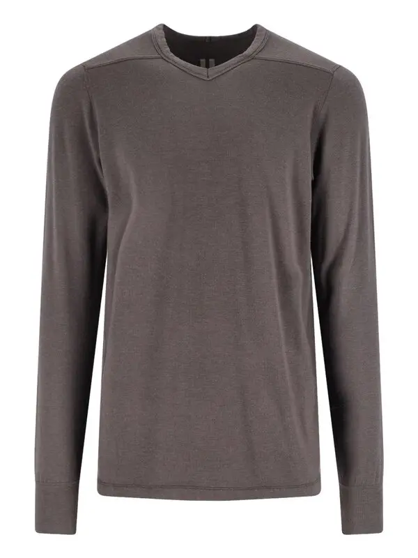 Rick Owens Thermal' T-shirt - Brown