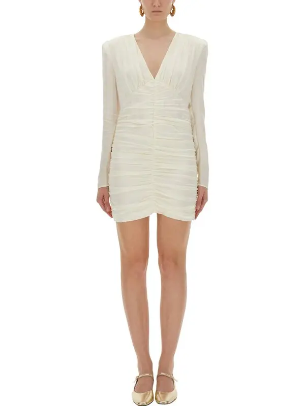 Remain Birger Christensen Satin Mini Dress - Ivory