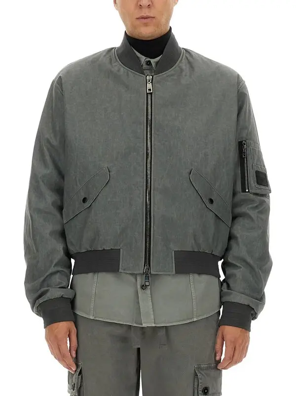 Dolce & Gabbana Bomber Jacket - Grey