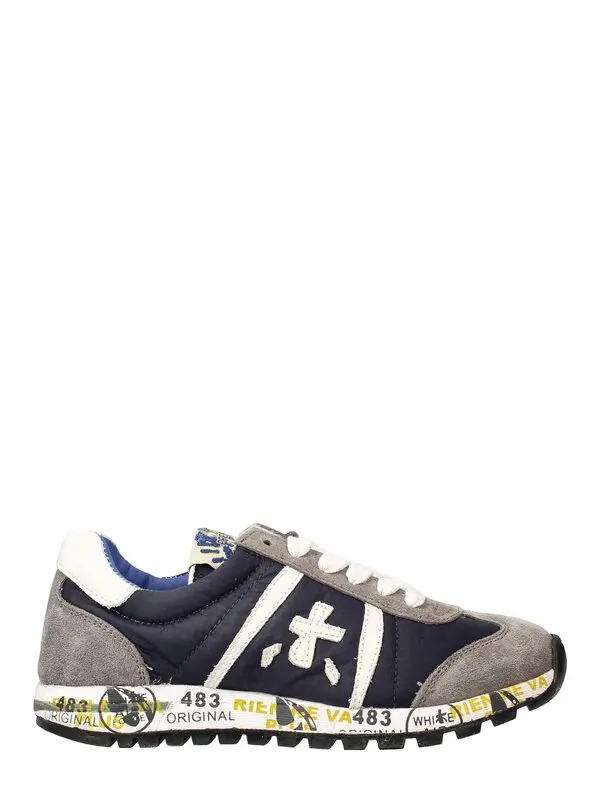 PREMIATA WILL BE Leather And Fabric Sneaker - Blue