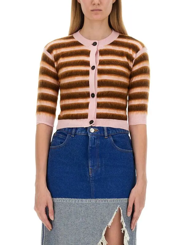 Marni Striped Cardigan - Multicolour