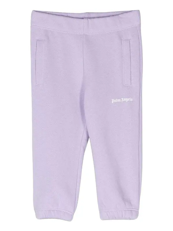 Palm Angels Logo Sweatpants - Lilac