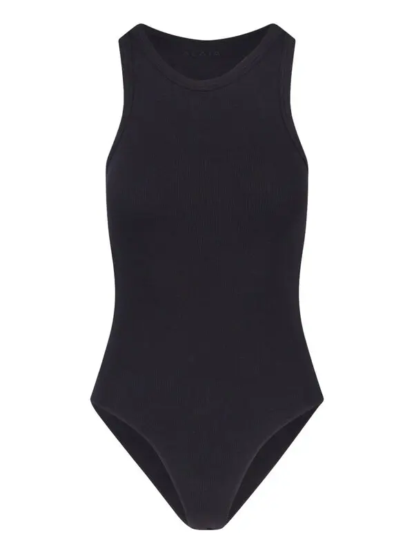 Alaïa Logo Bodysuit - Black