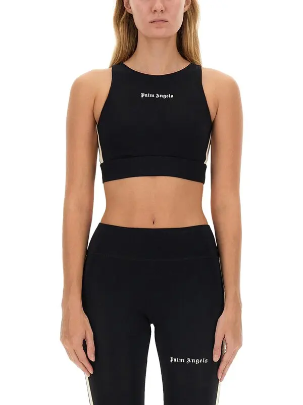 Palm Angels Logo Top - Black