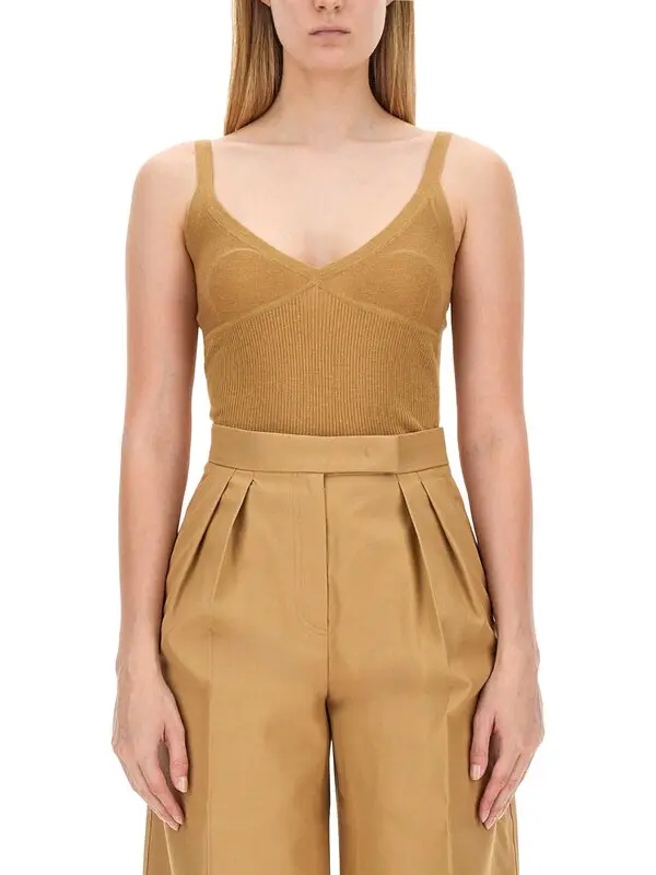 Max Mara Gallura Top - Beige