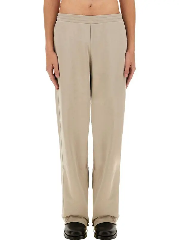 Helmut Lang Jogging Pants With Zipper - Grey