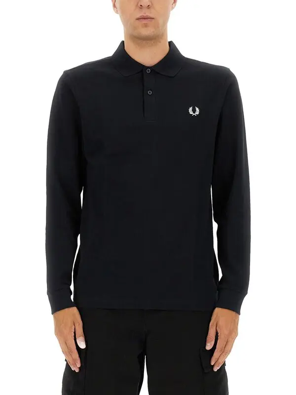 Fred Perry Cotton Polo - Blue