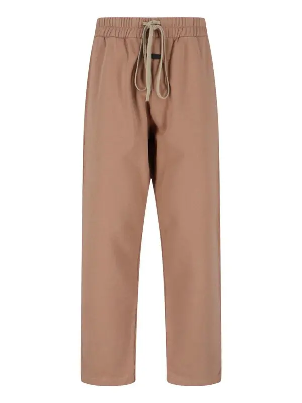Rick Owens Straight Leg Joggers - Beige