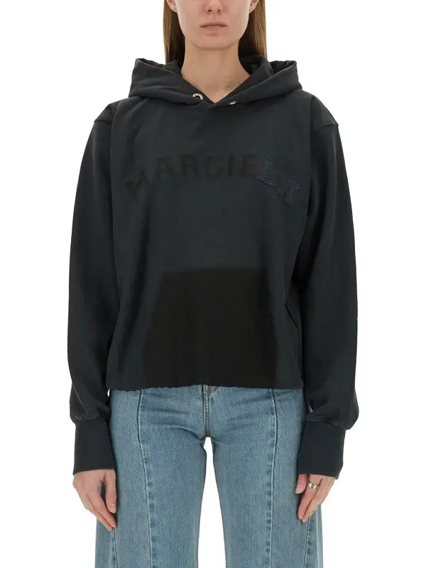 MAISON MARGIELA Cotton Sweatshirt - Black