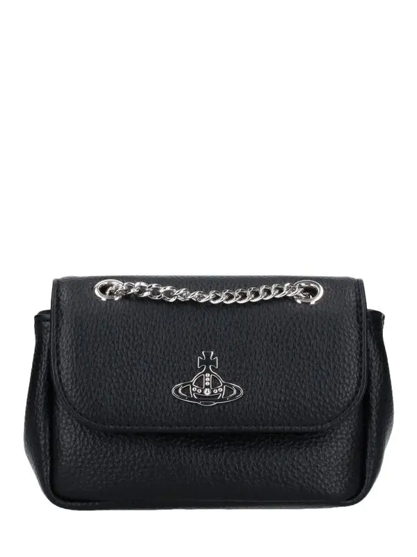 VIVIENNE WESTWOOD Small Logo Handbag - Black