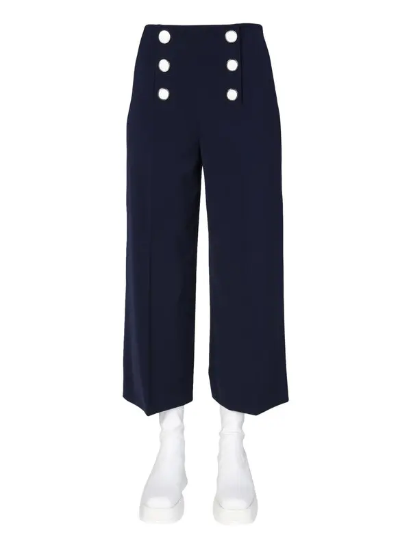 Moschino Wide Leg Trousers - Blue