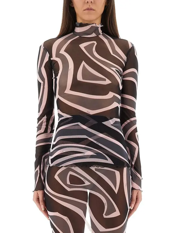 Emilio Pucci Labyrinth Print Top - Multicolour