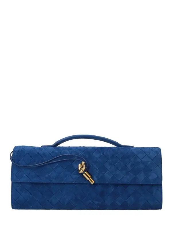 Bottega Veneta Andiamo Clutch - Blue
