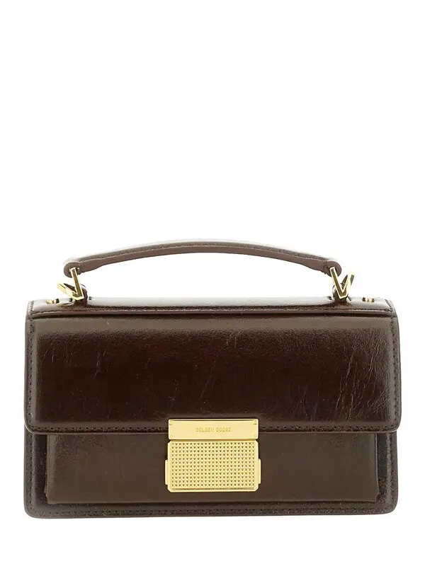 GOLDEN GOOSE Small "venice" Bag - Dark Brown