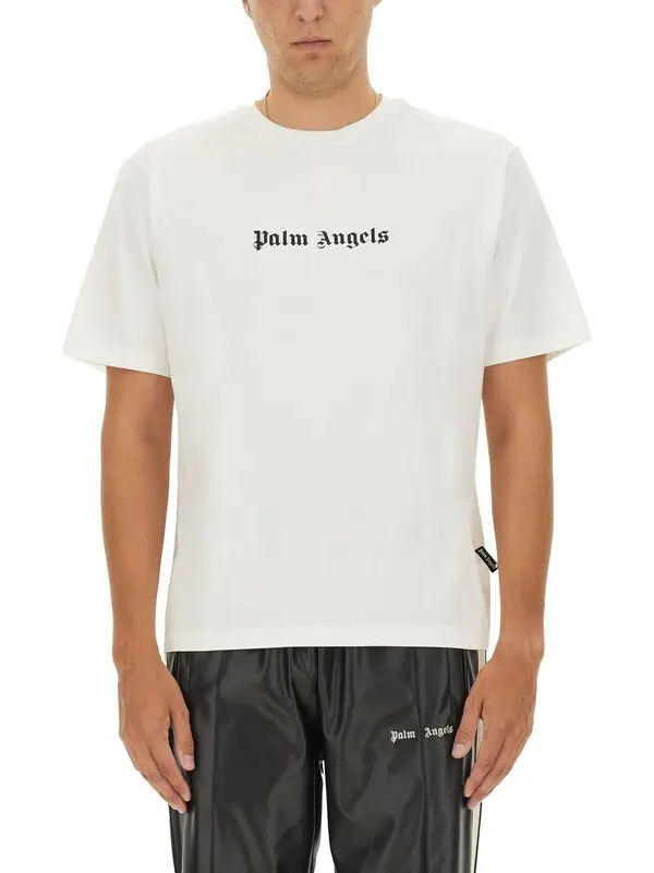 Palm Angels T-shirt With Logo - White
