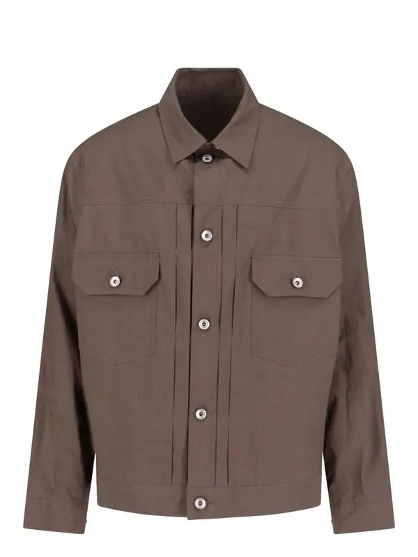 Moncler Virgin Wool Shirt Jacket - Taupe