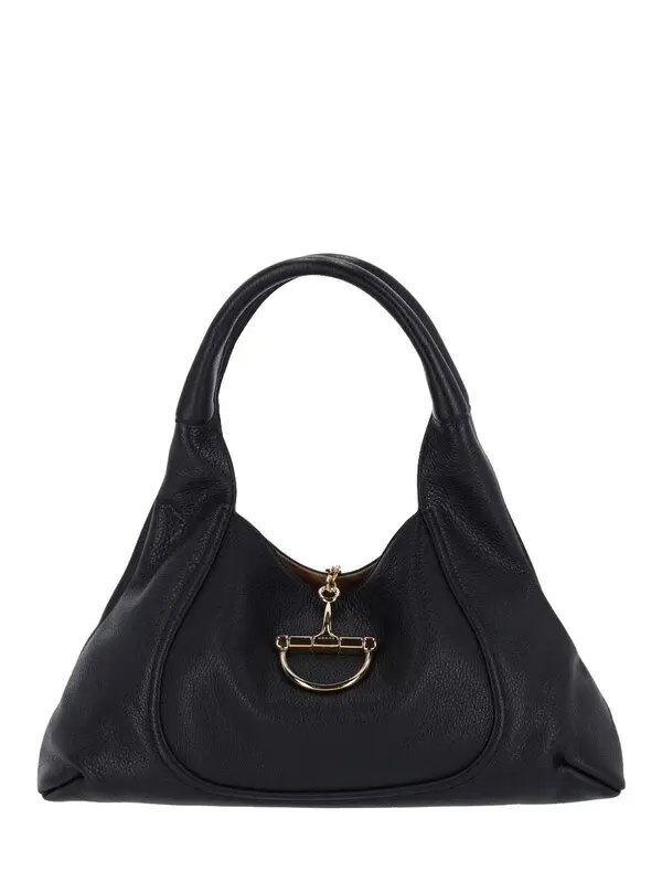 Gucci Softbit Large Shoulder Bag - Black