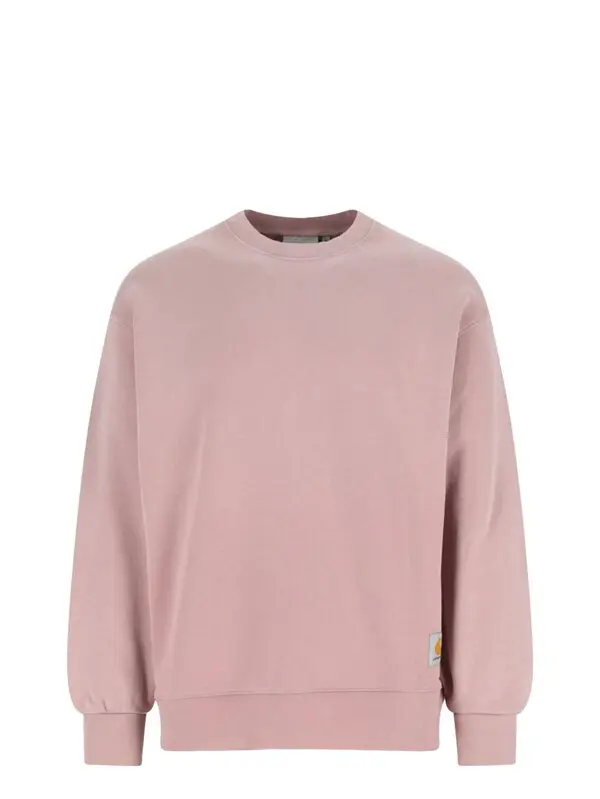 Carhartt Work In Progress Hudson Crew Neck Sweatshirt - Pink